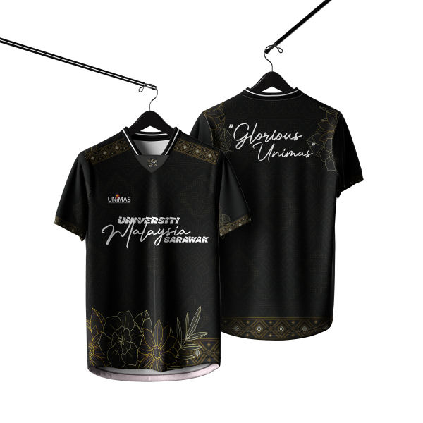 UNIMAS EDITON 05 | HITAM | NFL V-NECK – AHR Printing | Custom Design ...